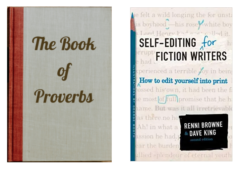 The Book of Proverbs & Self-Editing for Fiction Writers | Killzoneblog.com